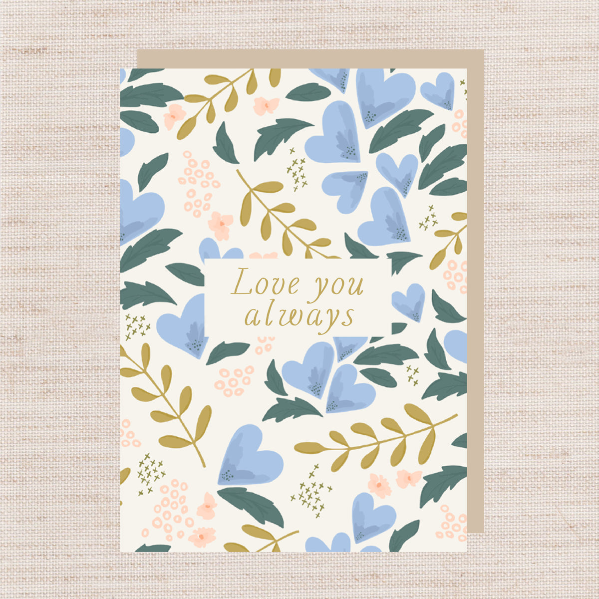 A6 Love You Always Card – Pink Paddock Store